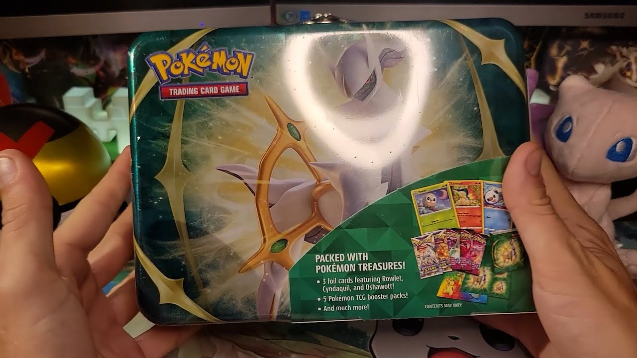 Arceus Tin Unboxing - YouTube