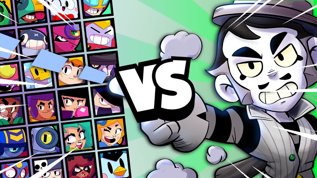 Gray 1v1 vs EVERY Brawler | Silent, But Deadly - YouTube