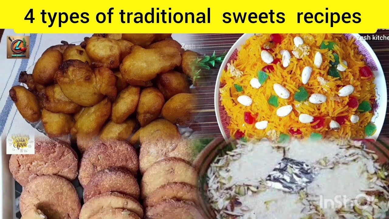 4 types of traditional recipes| by @zeeshananjum381 - YouTube