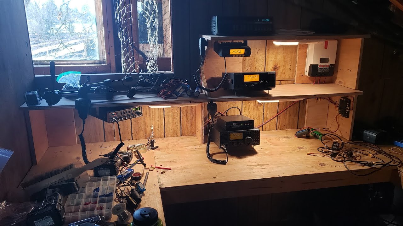 New Milling Machine and Setting up the Ham Shack - YouTube