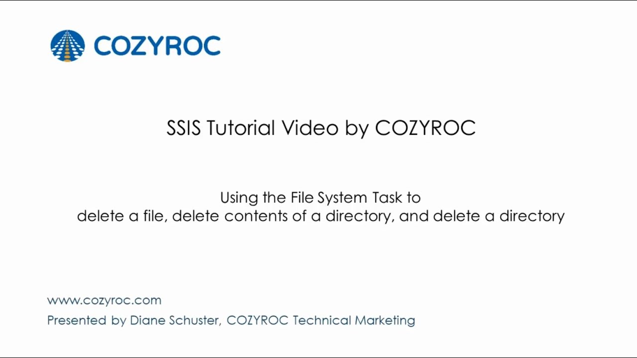 Using the File System Task for deleting files and directories - SSIS ...