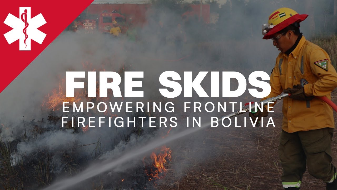 GlobalMedic Empowers Frontline Firefighters in Bolivia with Innovative Fire Skid Donations - YouTube
