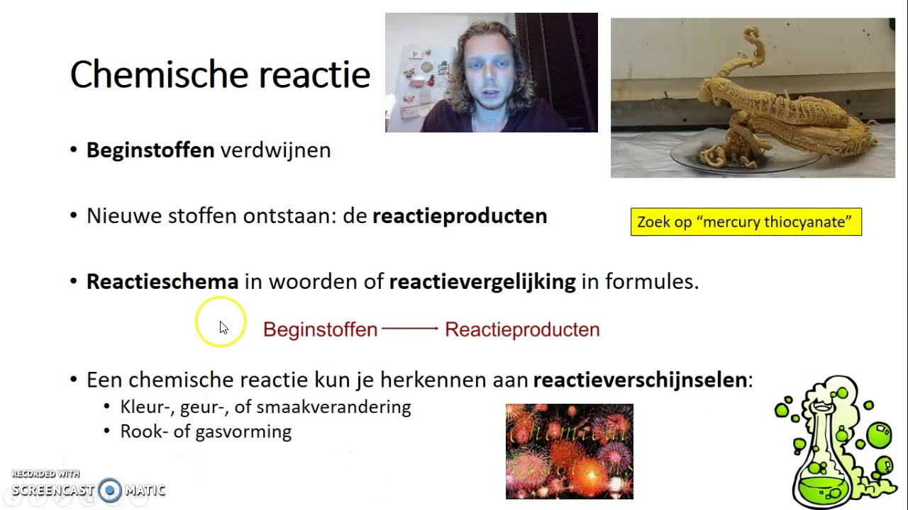 Les 8: Ontledingen, verbrandingen en faseovergangen - YouTube