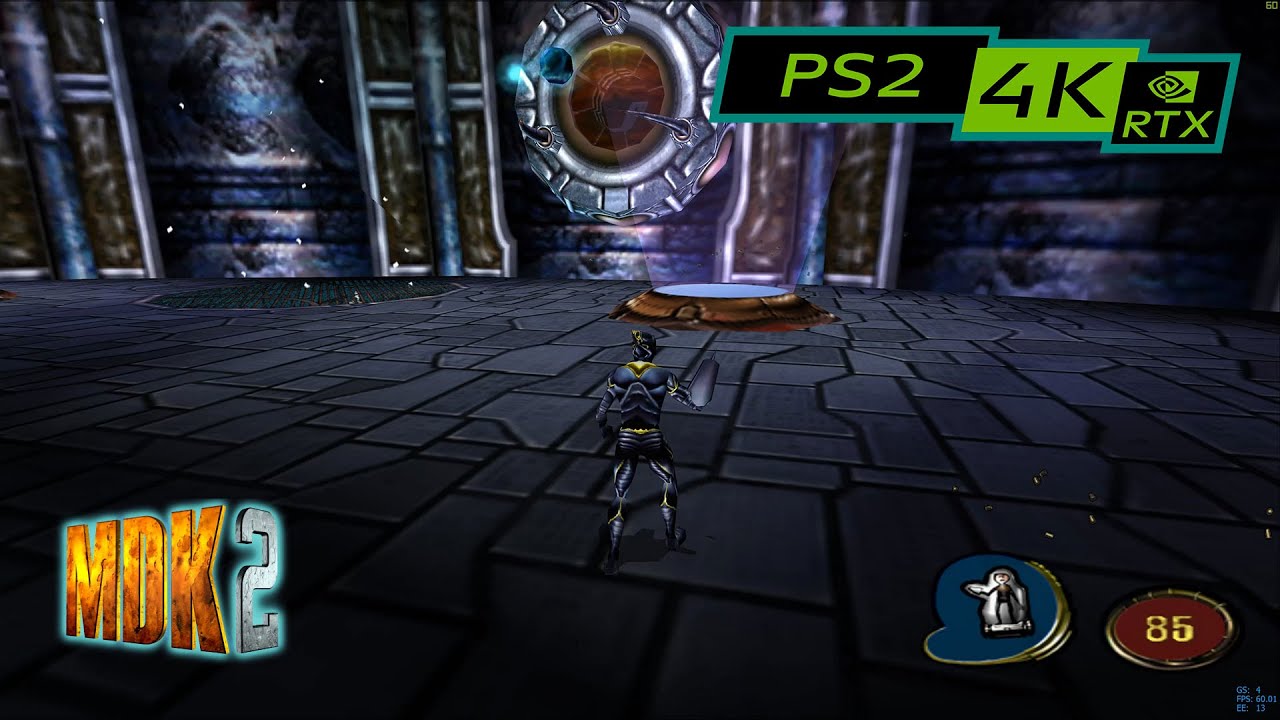 MDK2 / 4K PS2 emulator PCSX2 / RTX 2080ti - YouTube