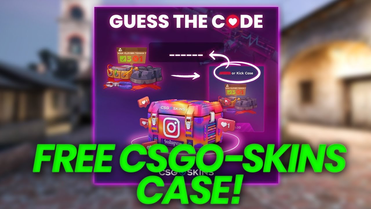BONUS CODE CSGO-SKINS | FREE INSTAGRAM CASE | PROMO CODE - YouTube