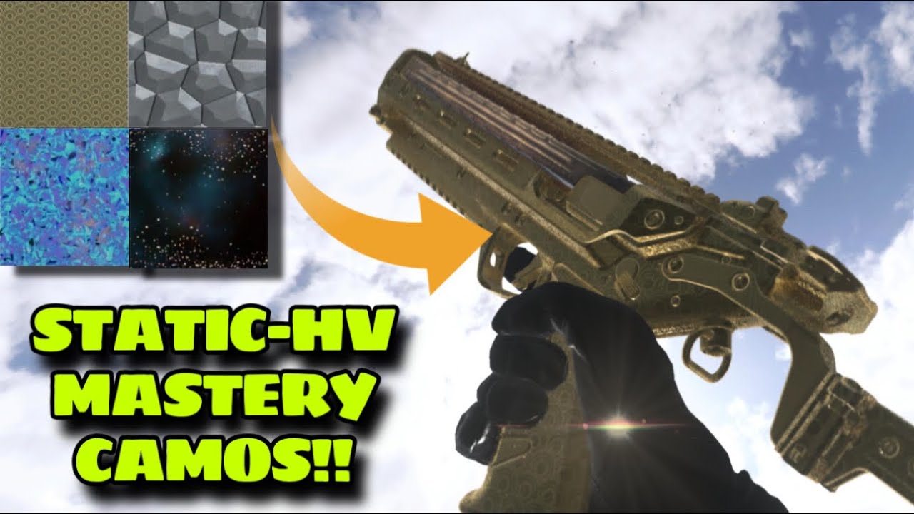 STATIC-HV MASTERY CAMOS + UNLOCK MASTERY CAMO GUIDE + CLASS SETUP - YouTube