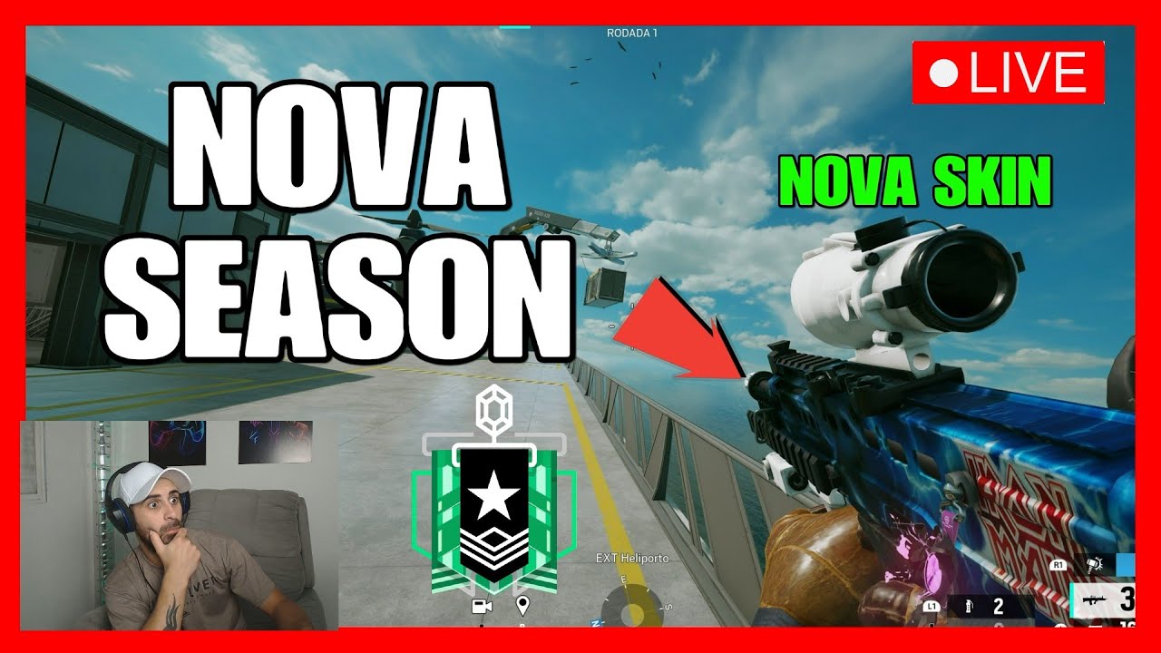 🔴 NOVA SKIN COLISION POINT !! AO VIVO R6!! (RAINBOW SIX SIEGE PS5 ...