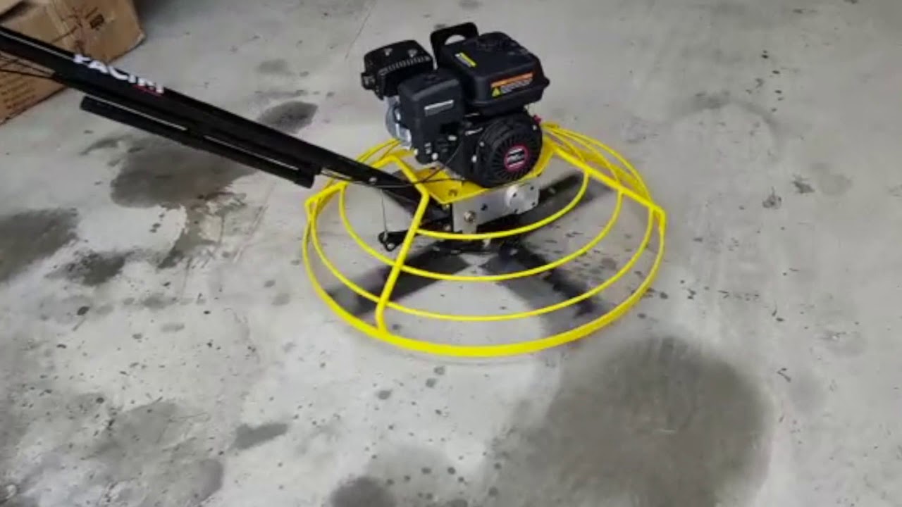 Pacini 36" Walk Behind Powerfloat - YouTube