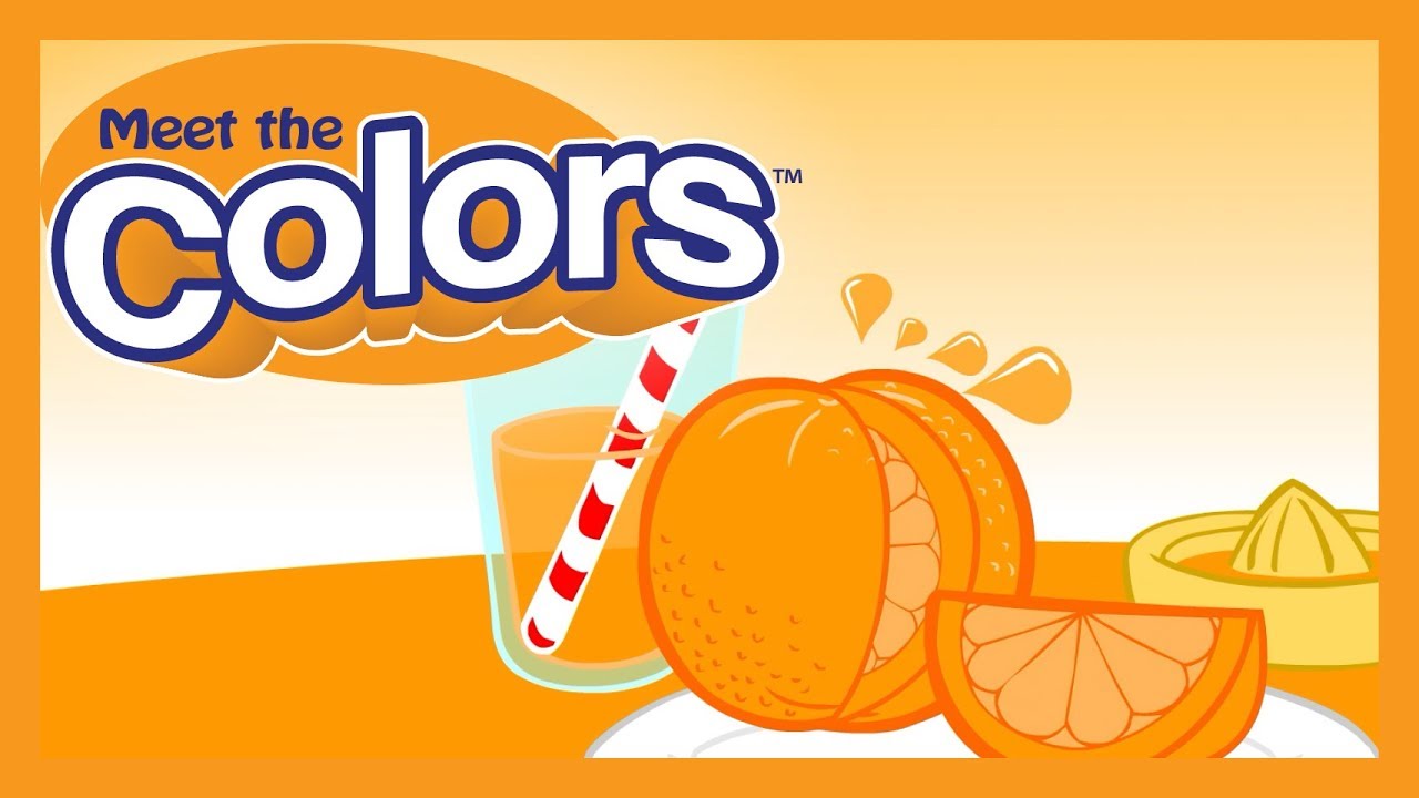 Meet the Colors | Orange - Coloring Segment - YouTube