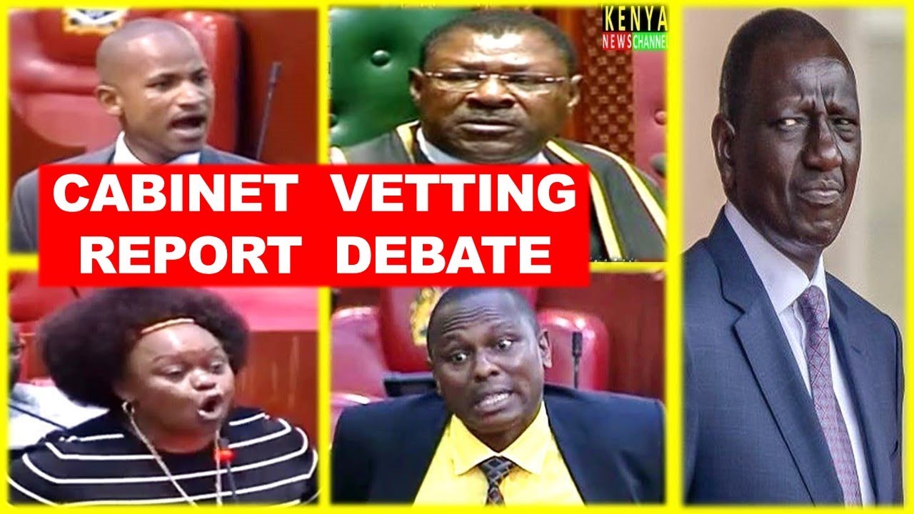 LIVE - Fireworks in Parliament Cabinet Vetting Report is Tabled in ...