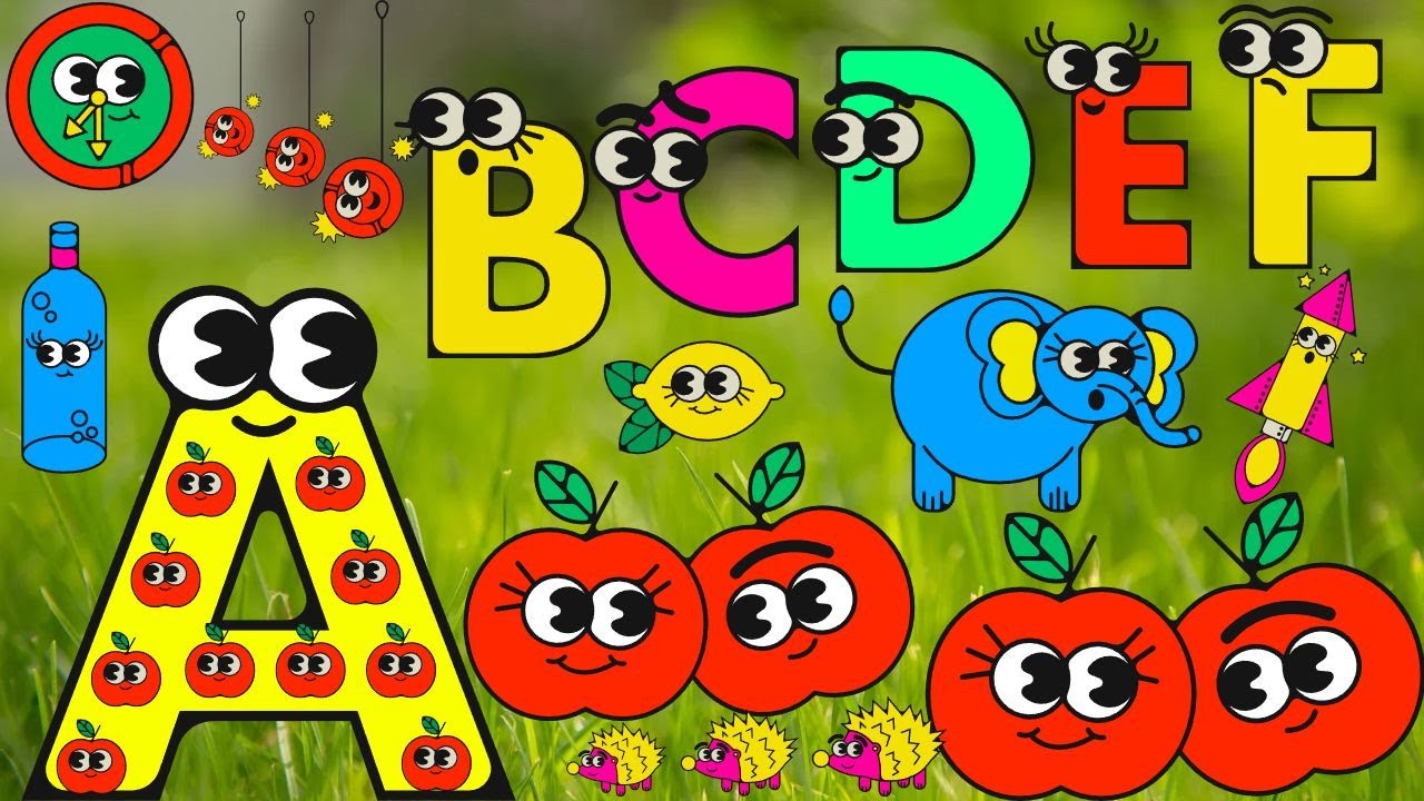 abcd l A for Apple l ABC Phonic Song - Toddler Learning Video Songs ...