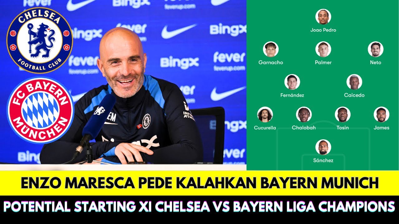 Enzo Maresca Pede Kalahkan Bayern Munich di Liga Champions Potential ...