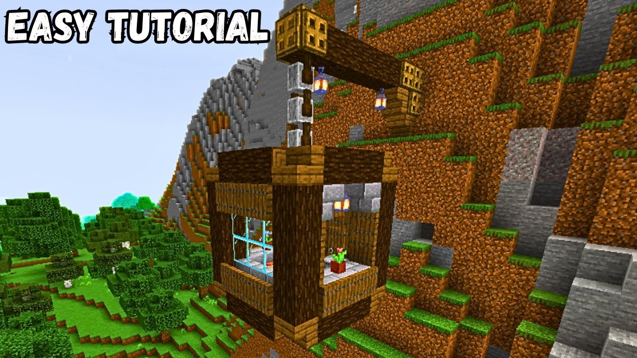 MINECRAFT HANGING HOUSE TUTORIAL: How to build a house in Minecraft ...