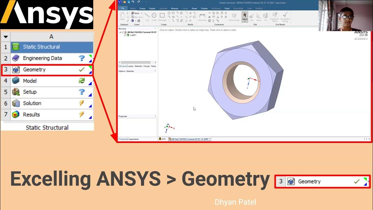 6. Geometry Basics - SpaceClaim Interface , Special Features & Shortcuts | CAD CAM Modelling ...