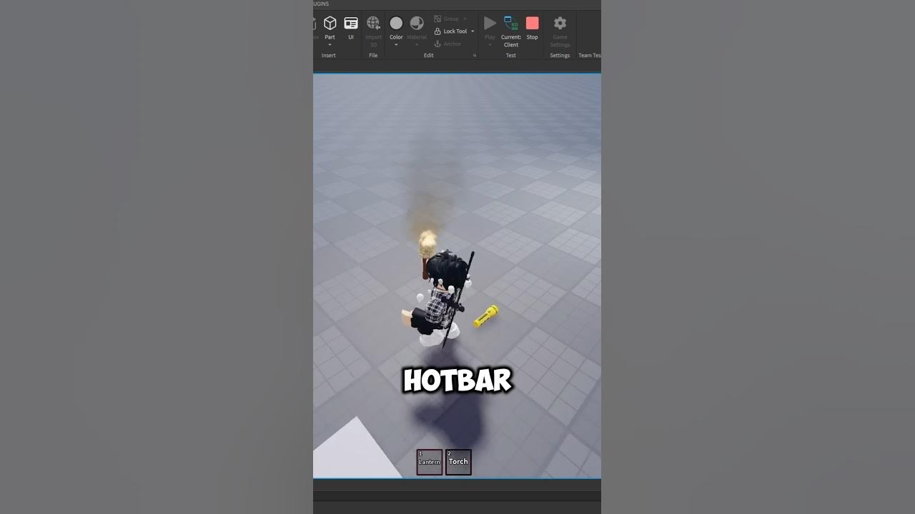 How to make custom hotbar in roblox studio tutorial #robloxstudio #robloxstudiotutorial # ...