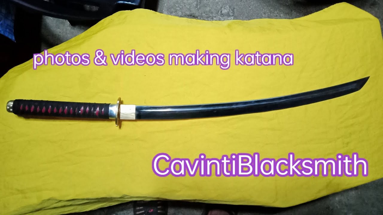 Photos & video how to make katana | oil quenching| nail vs katana - YouTube