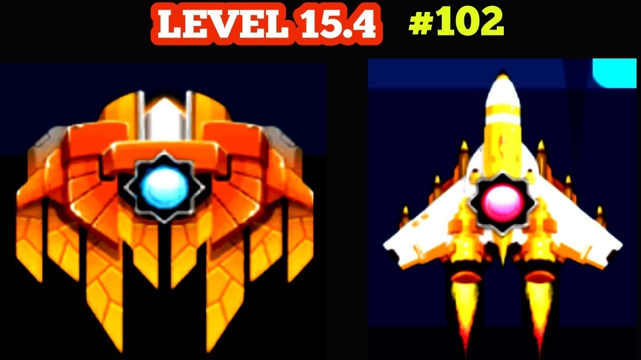 Space Shooter Galaxy Attack Level 15.4 New space ship harbinger - YouTube