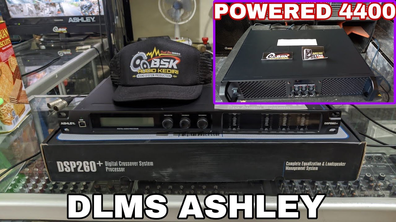 DLMS ASHLEY DSP260+ // POWER 4CH POWERED 4400 CHECK - YouTube