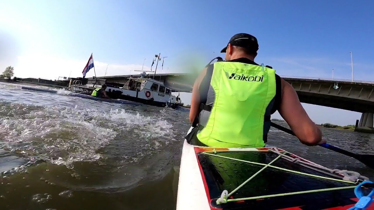 Fun day Surfski Nelo 560 wake-riding with @IamNothing82 - Lek ...