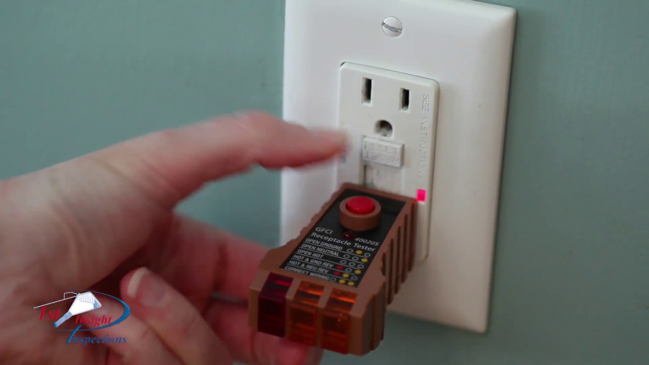 1st Insight Inspections GFCI Outlets The Basics - YouTube