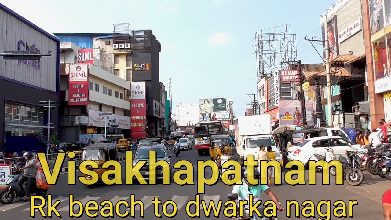 Rk beach to dwarka nagar distance city view | vizag tourist places ...