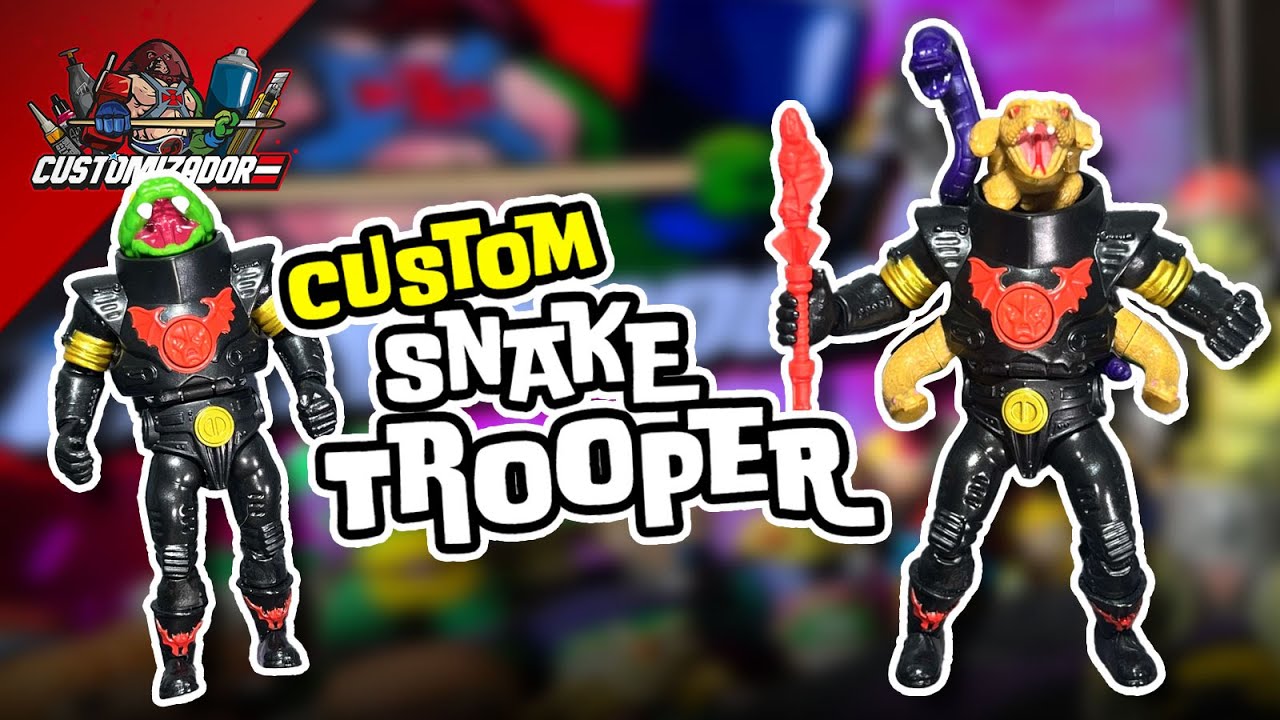 293 - Hiss Horde Trooper, custom, motu origins, tutorial, diy - YouTube