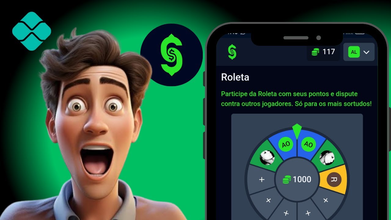 ROLETA PIX NOVO APP PARA GANHAR DINHEIRO VIA PIX TODO DIA - YouTube