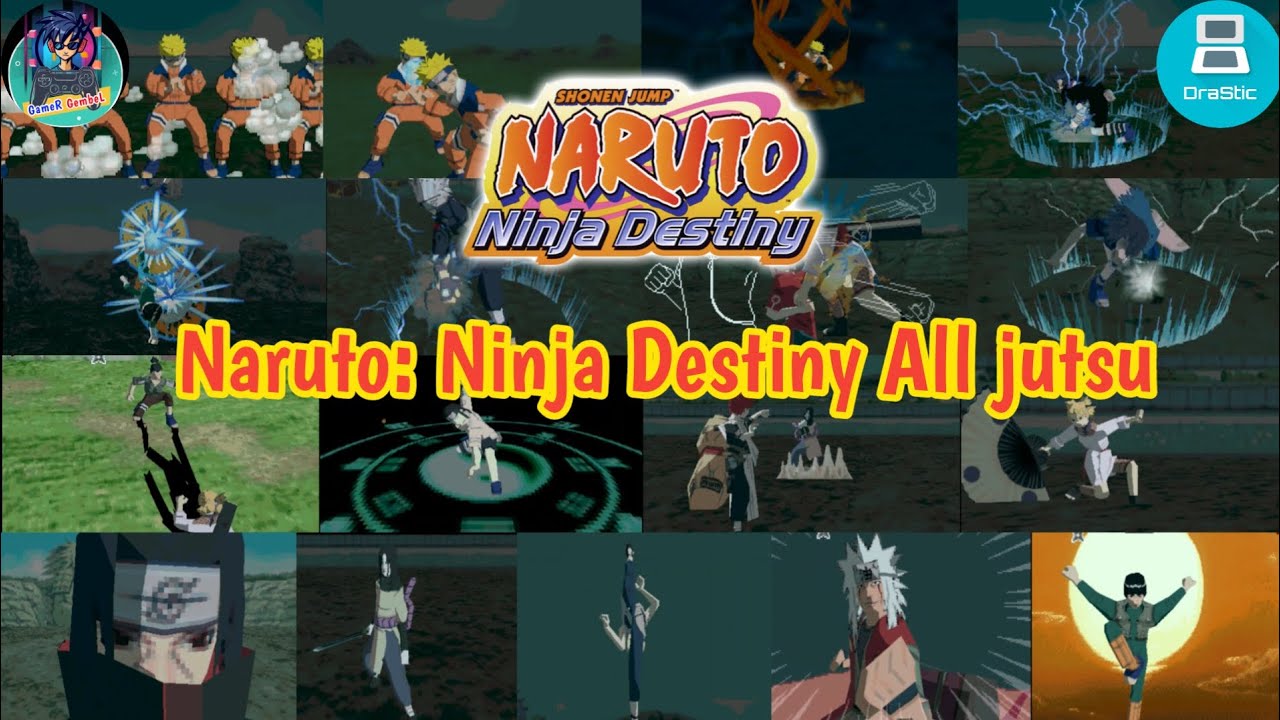 Naruto: Ninja Destiny All Jutsu - YouTube