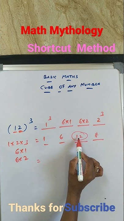 How to find the cube of any number in easy shortcut method. - YouTube