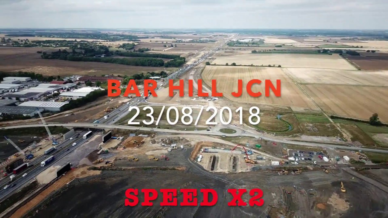 Barhill Junction Roadworks 23/08/2018 - YouTube