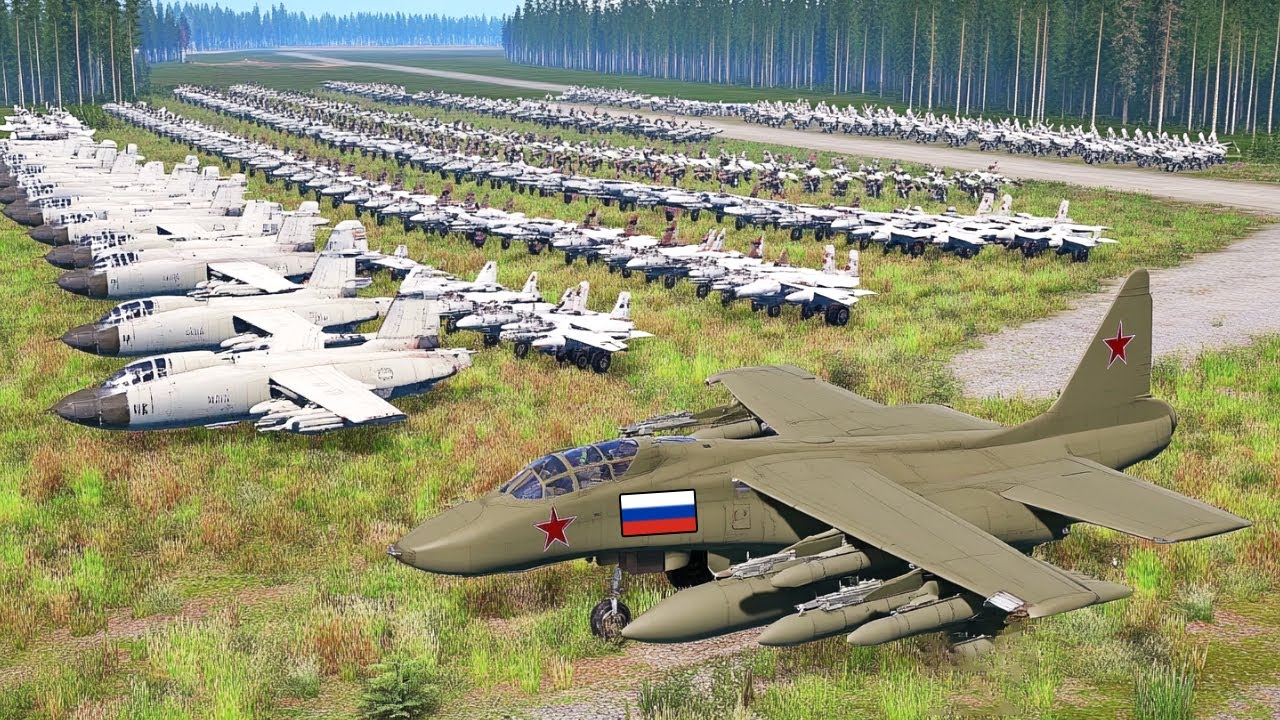 Ukrainian army discovers a top secret Russian airfield with a lot of ...