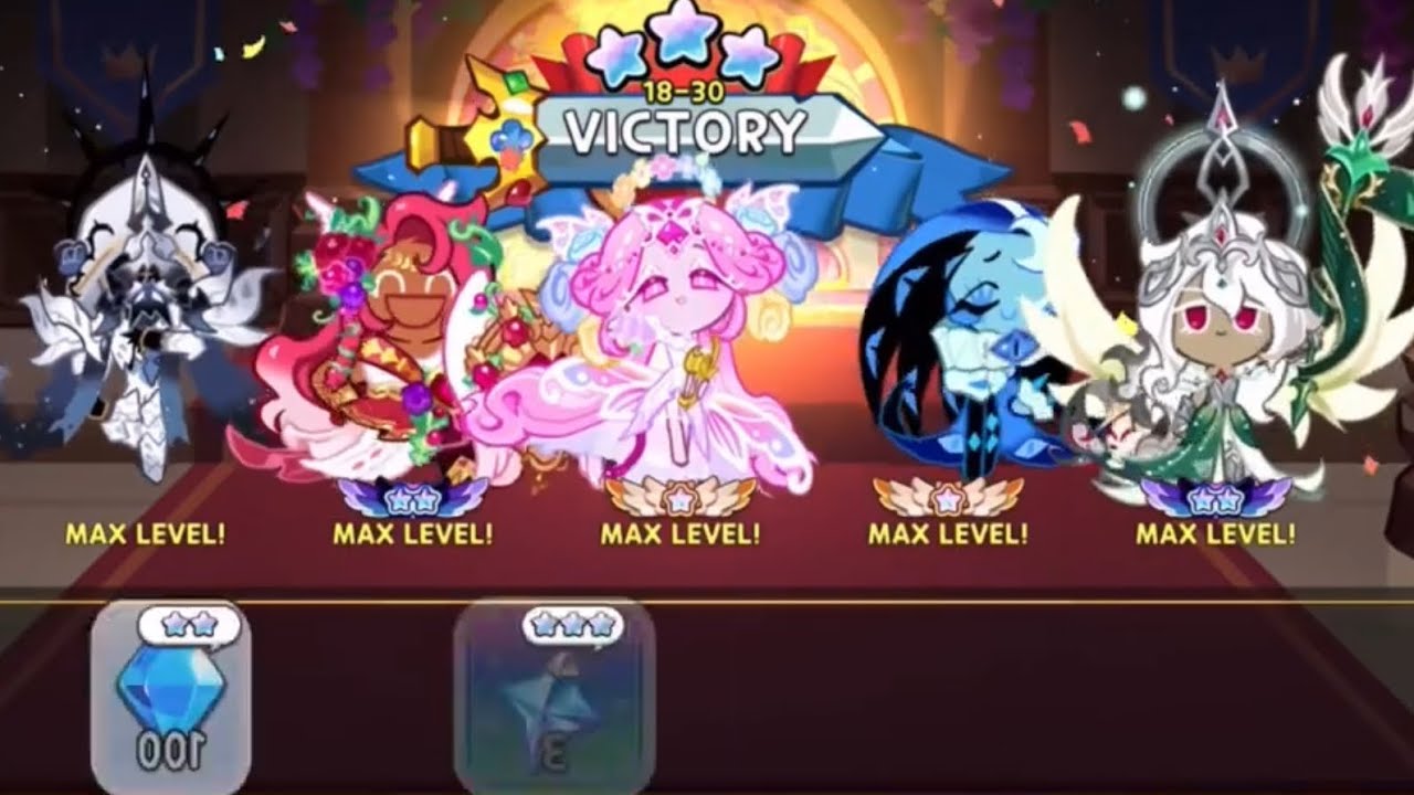 Beating Smoke Cheese Cookie at 18-30 master mode as a F2P player in crk ...