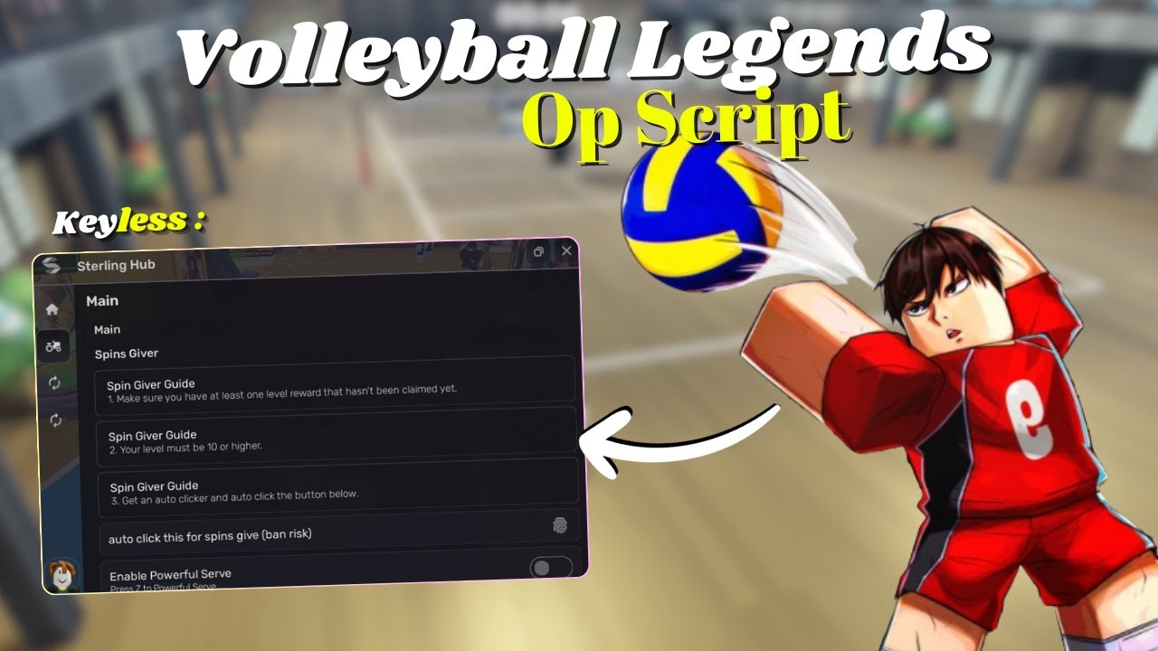 *NEW* Volleyball Legends Script [ Pastebin 2025 ] Keyless - YouTube
