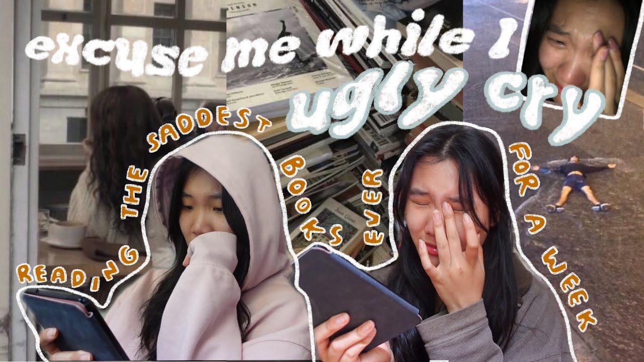 reading the SADDEST BOOKS EVER for a week *no spoilers* - YouTube