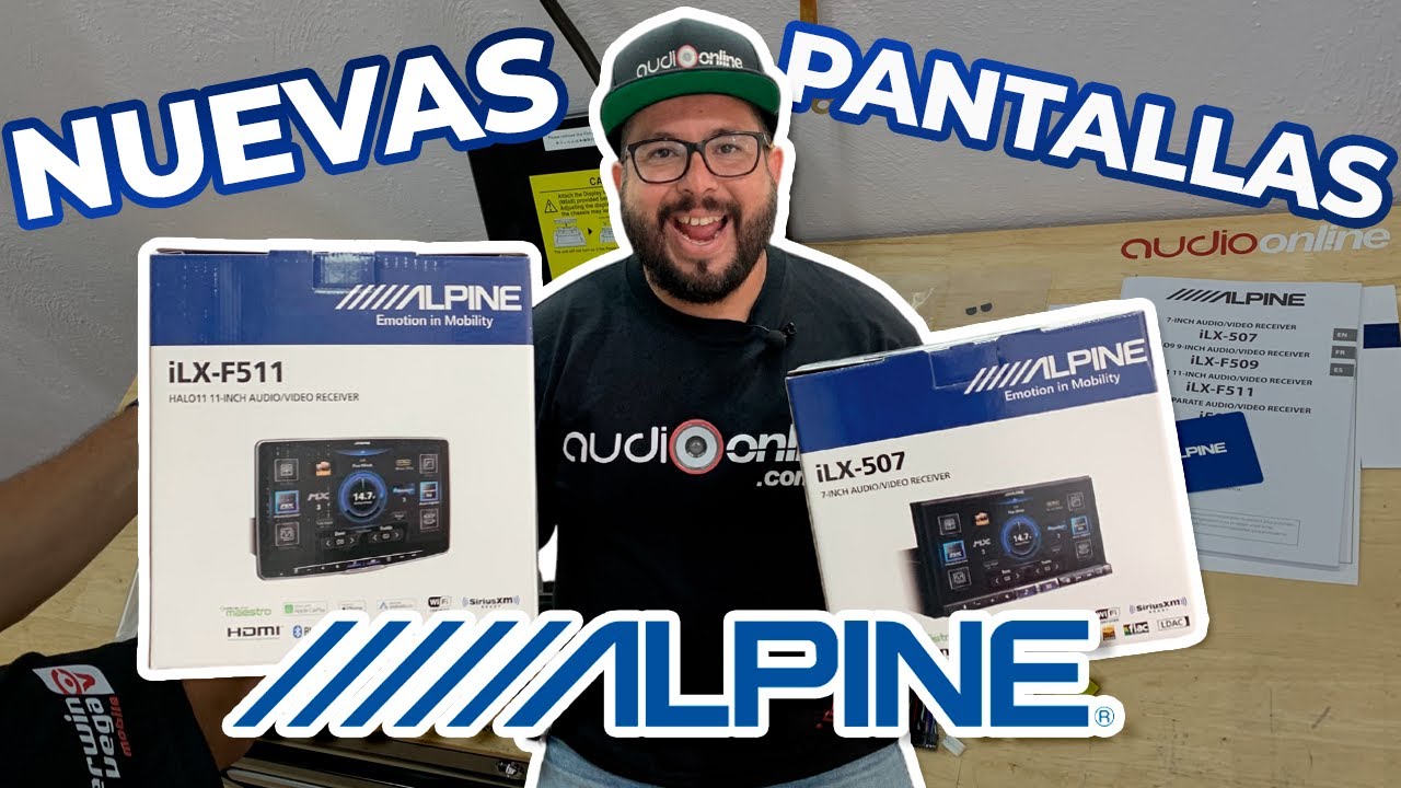 ¡Conócelas! NUEVAS Pantallas ALPINE ILX 507 & ILX F511 | Unboxing y ...