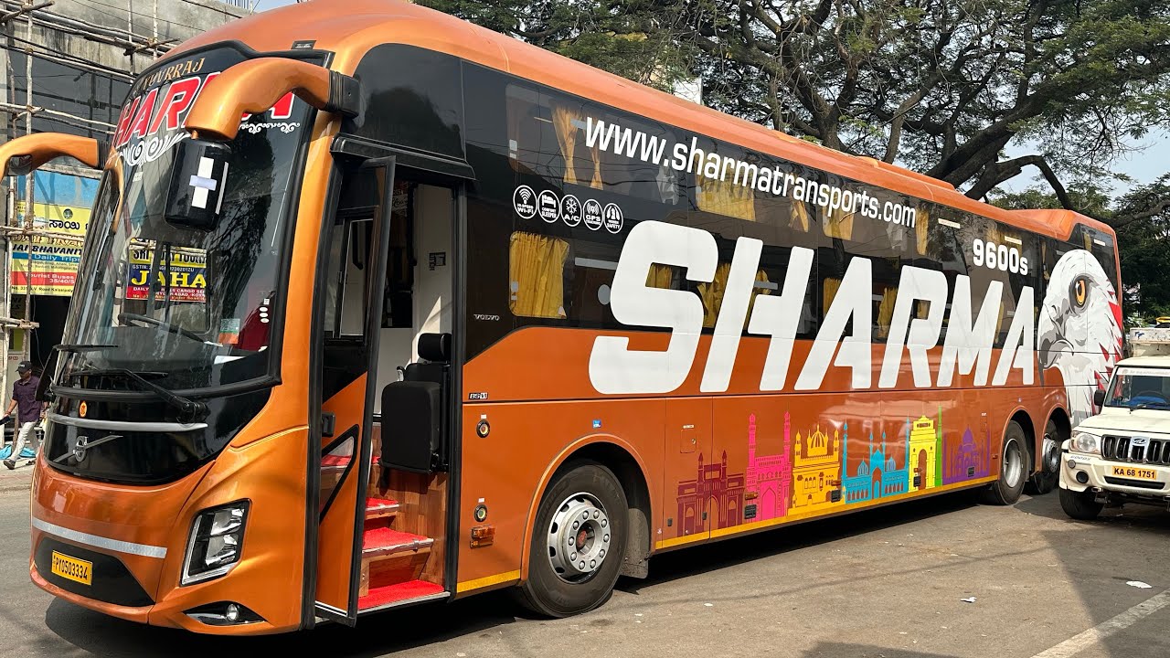 SHARMA TRANSPORT brand new VOLVO 9600s route between B’lore Mumbai # ...