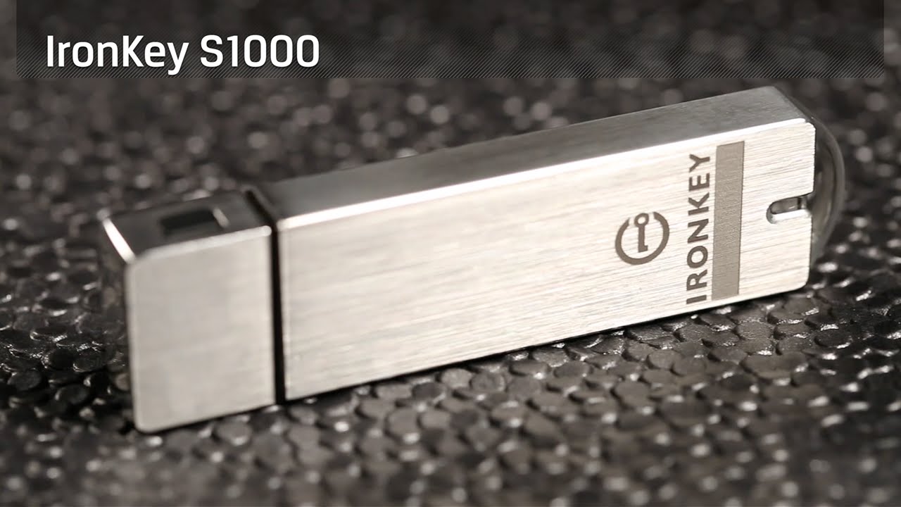 IronKey S1000 加密隨身碟 - 4GB-128GB - Kingston - YouTube