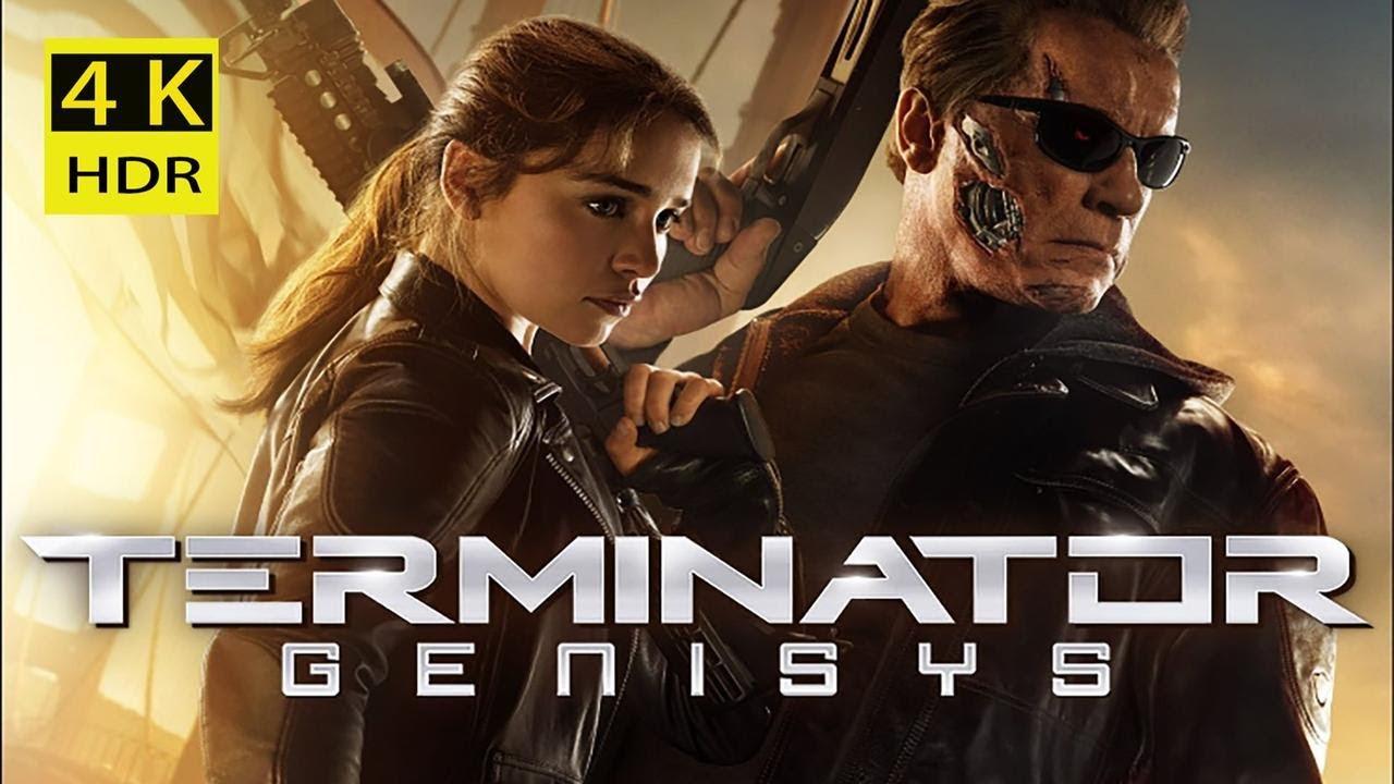 【4K】终结者5创世纪，T800大战T3000 - YouTube