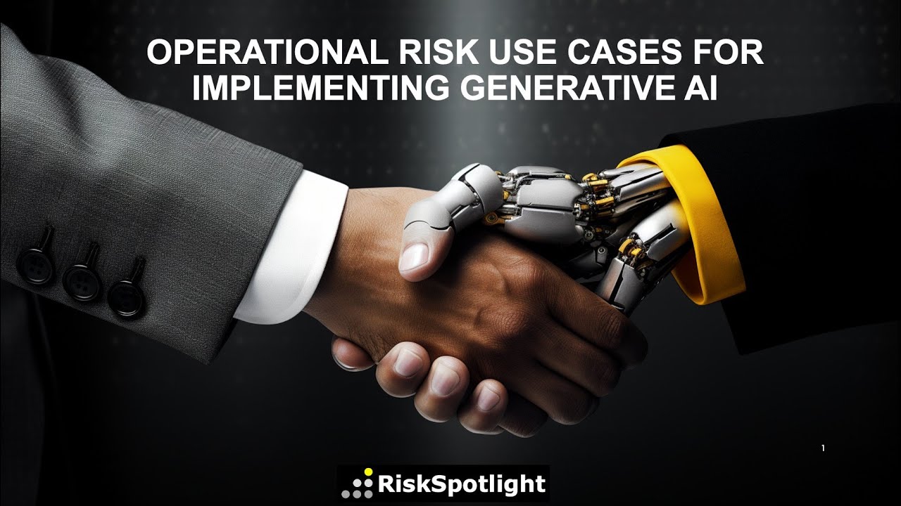 Operational Risk Use Cases For Implementing Generative AI - YouTube
