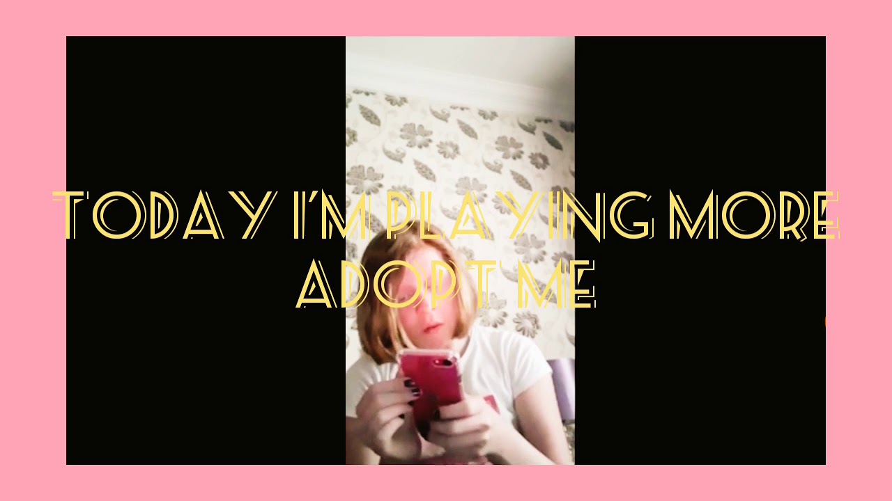Live streaming on instagram while playing adopt me - YouTube