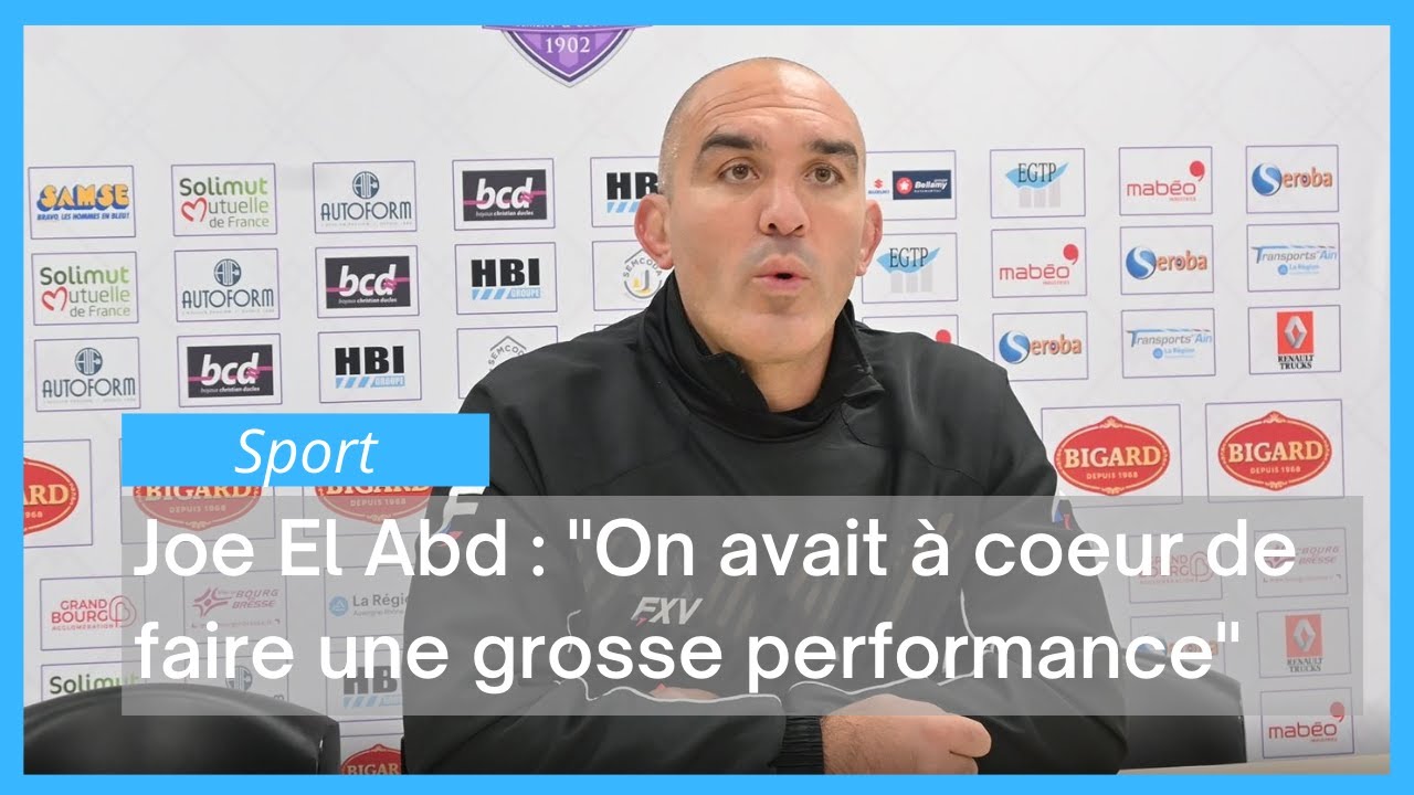 Pro D2 - La réaction de Joe El Abd après la victoire dans le derby ...