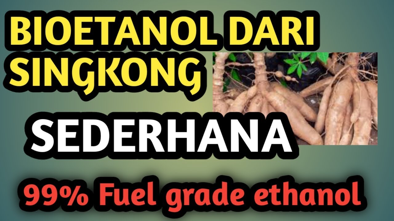 cara membuat bioetanol dari singkong #bioethanol #tutorial #sederhana ...