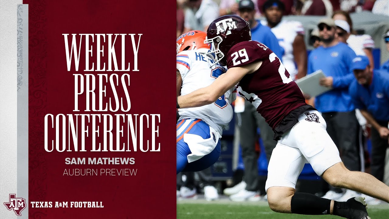 Weekly Press Conference: Sam Mathews - YouTube