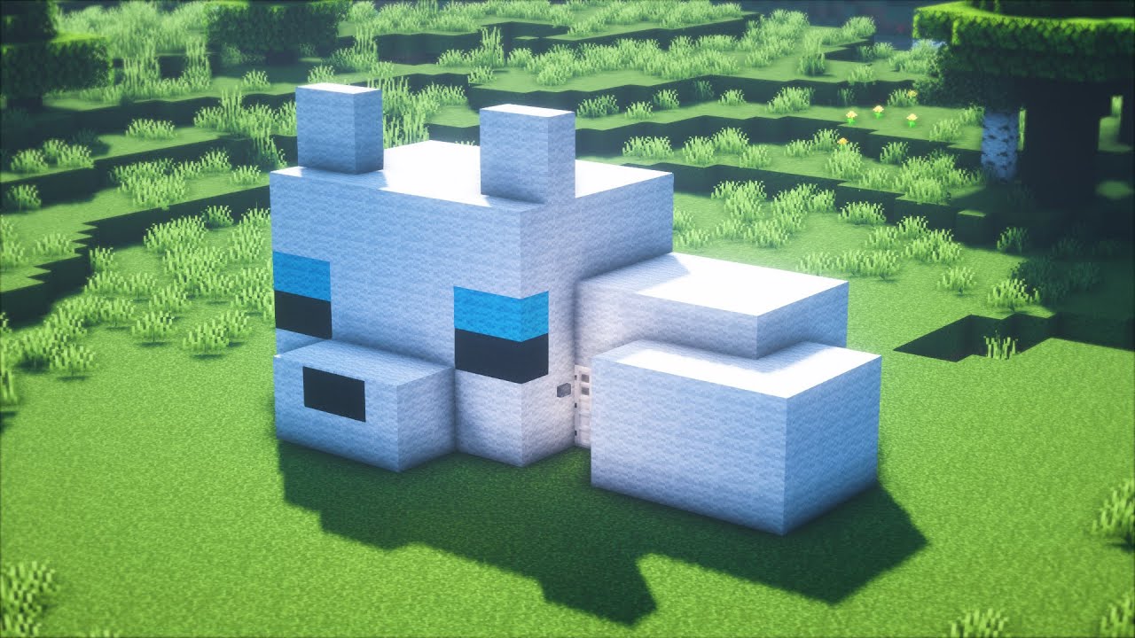 Minecraft - Thử Thách Xây Nhà Cáo Tuyết (Có Hướng Dẫn Xây) - YouTube