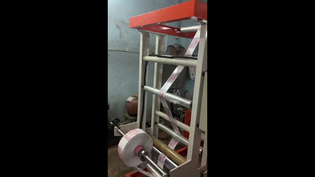 Gusseting Machine for bakery bags 100 mpm - YouTube