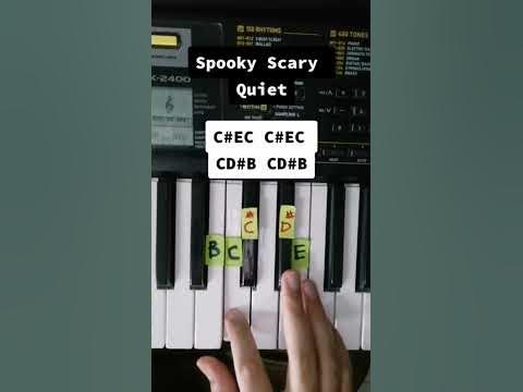 Tutorial 75 | Spooky Scary Quiet Atmosphere. 🎹 #pianotutorial # ...