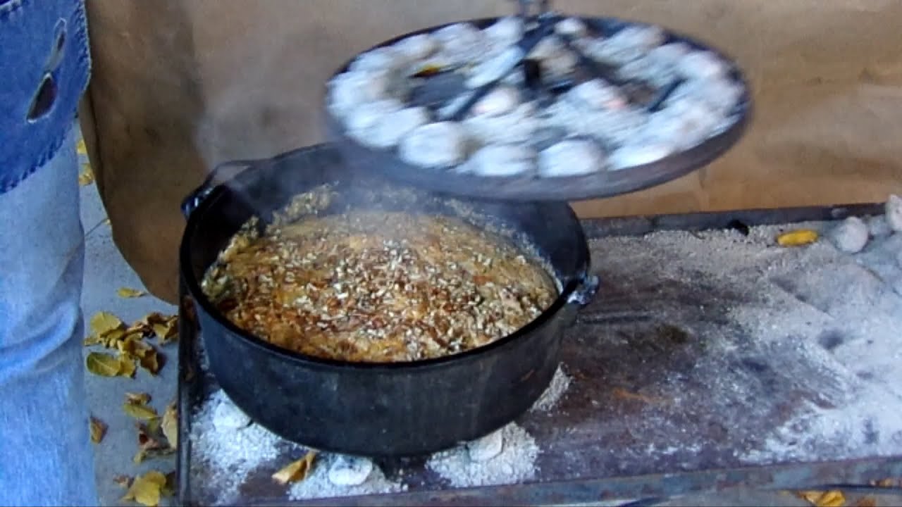 Dutch Oven Pumpkin Dump Cake | Cee Dub - YouTube