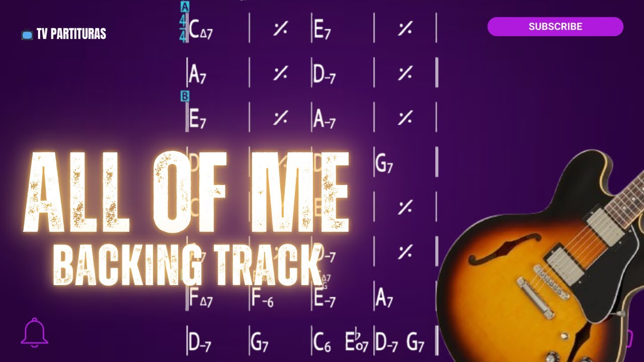 All Of Me: Backing Track In Jazz Practice - YouTube