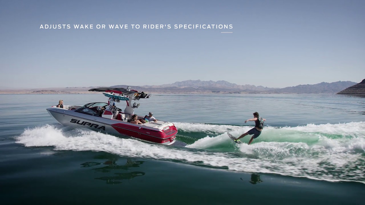 My18 Supra Swell Surf and Smart Plate Technology - YouTube