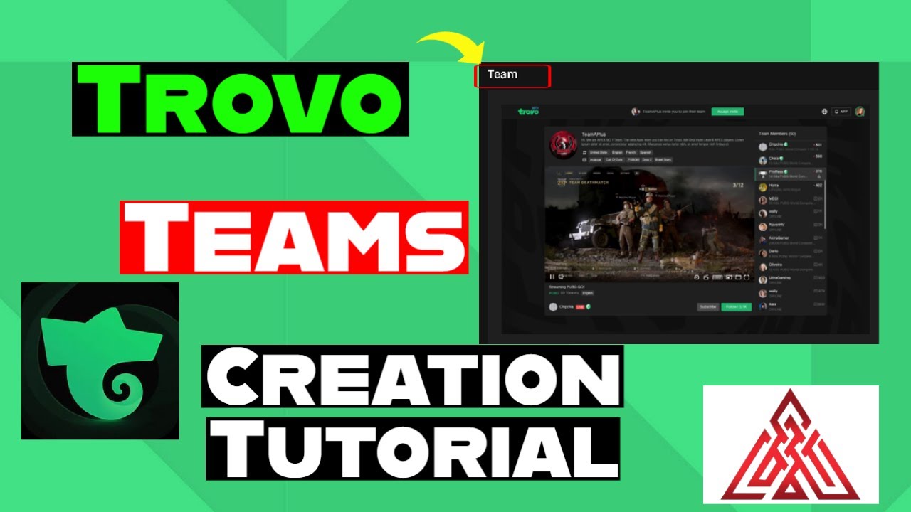 How To Create Trovo Team In 2022! (Full Tutorial) - YouTube